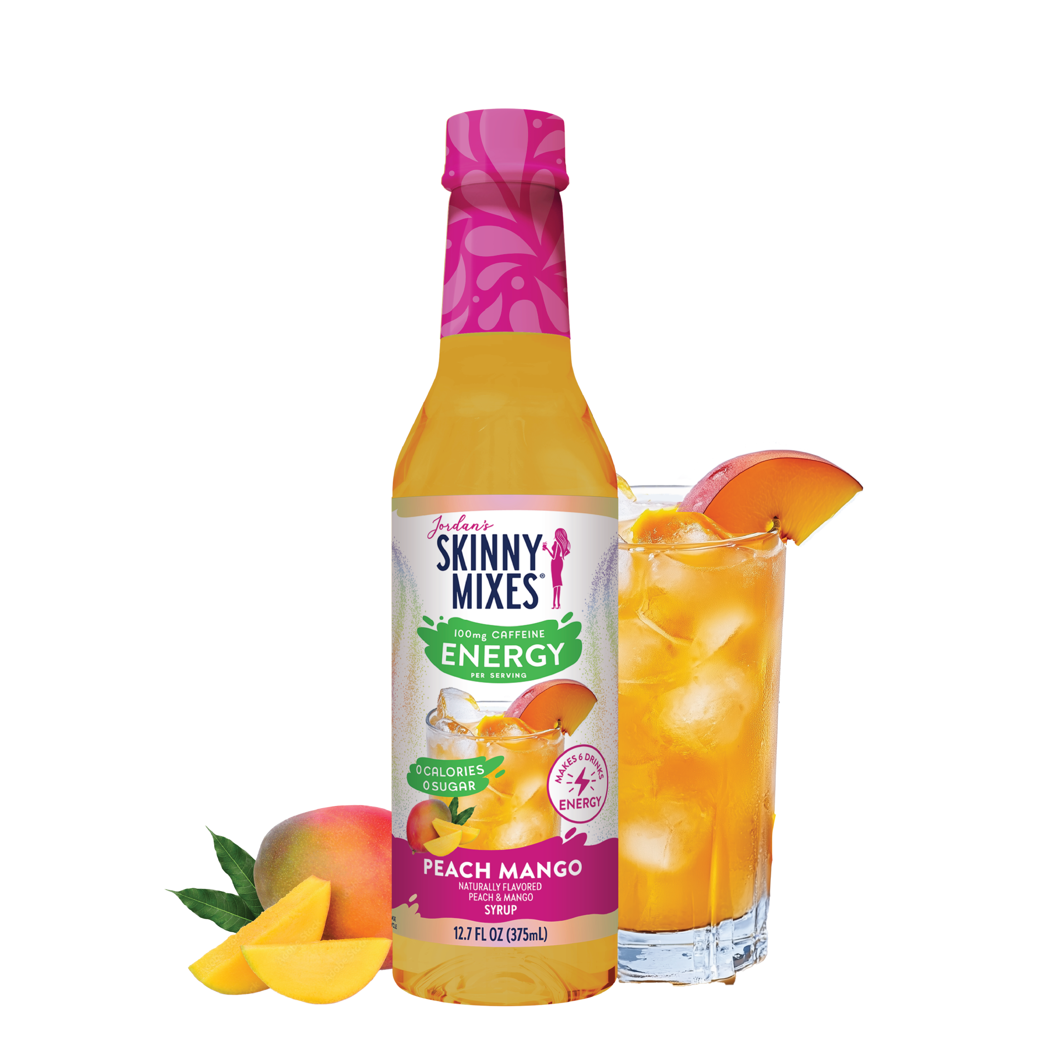 Sugar Free Peach Mango Energy Drink Syrup – Skinny Mixes