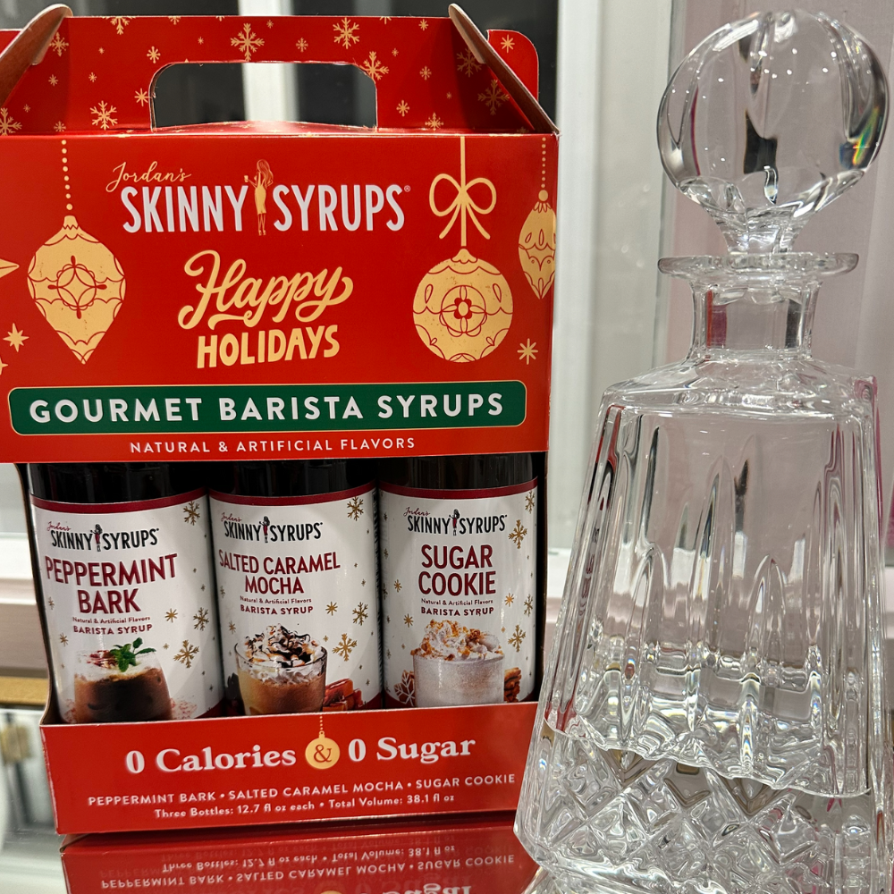Happy Holidays Syrup Trio | Holiday Coffee Syrup | Skinny Mixes
