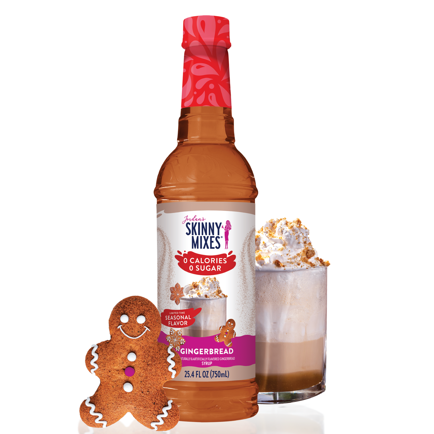 Skinny Iced Gingerbread Oatmilk Chai Latte – Skinny Mixes