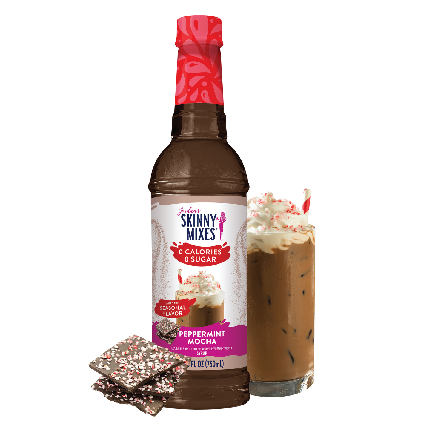 Peppermint Bark Cold Brew – Skinny Mixes