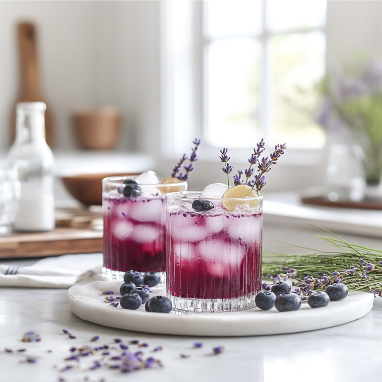 Blueberry Lavender Iced Tea – Skinny Mixes
