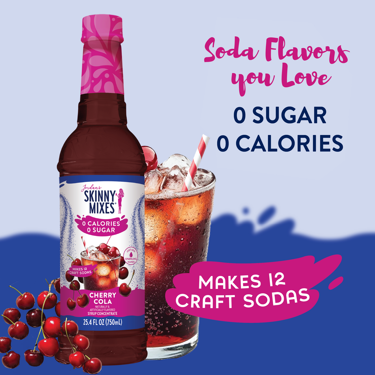 Sugar Free Cherry Cola Syrup | Skinny Syrups | Skinny Mixes