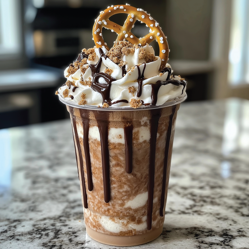 Chocolate Salted Pretzel Protein Shake – Skinny Mixes
