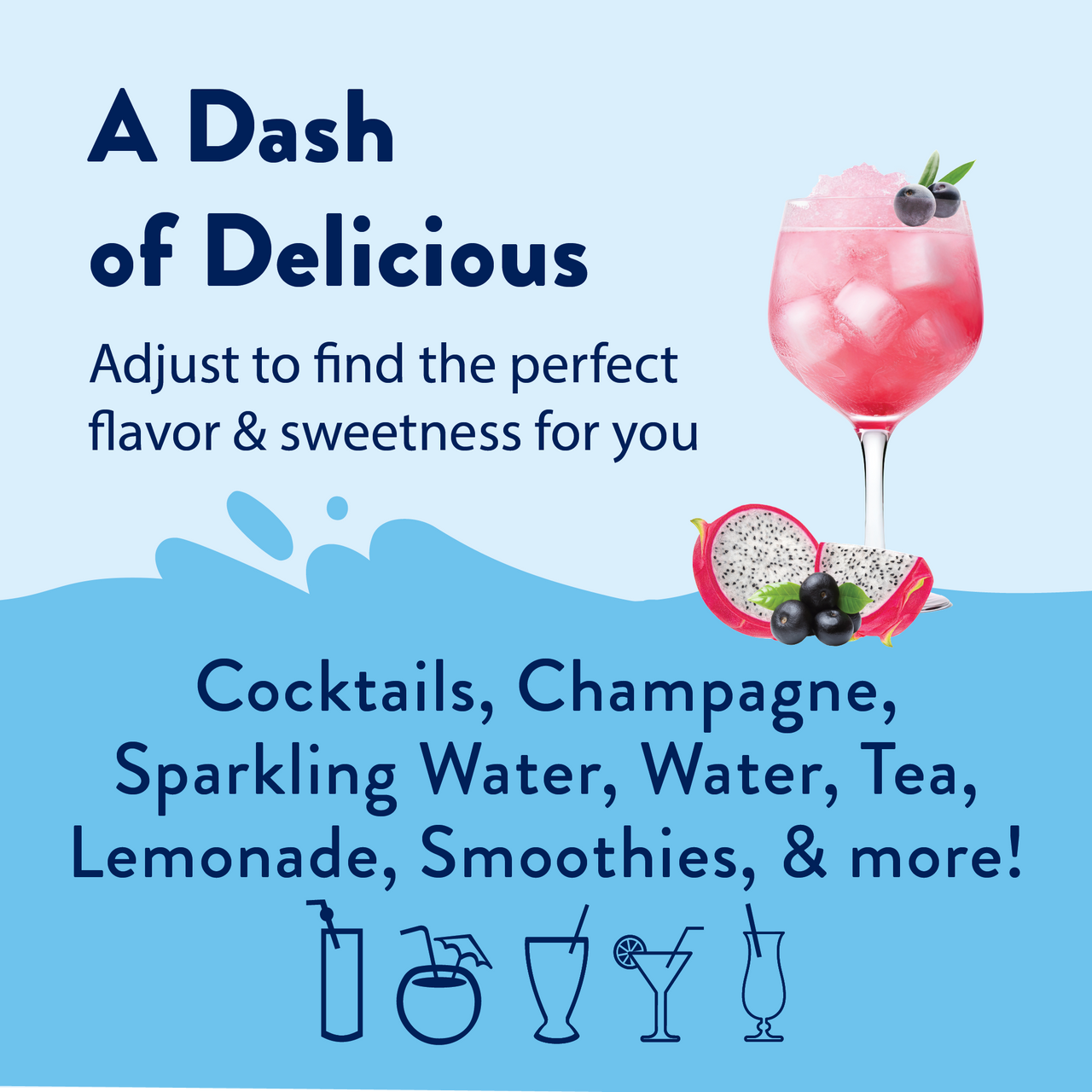 Sugar Free Dragon Fruit Acai Syrup – Skinny Mixes