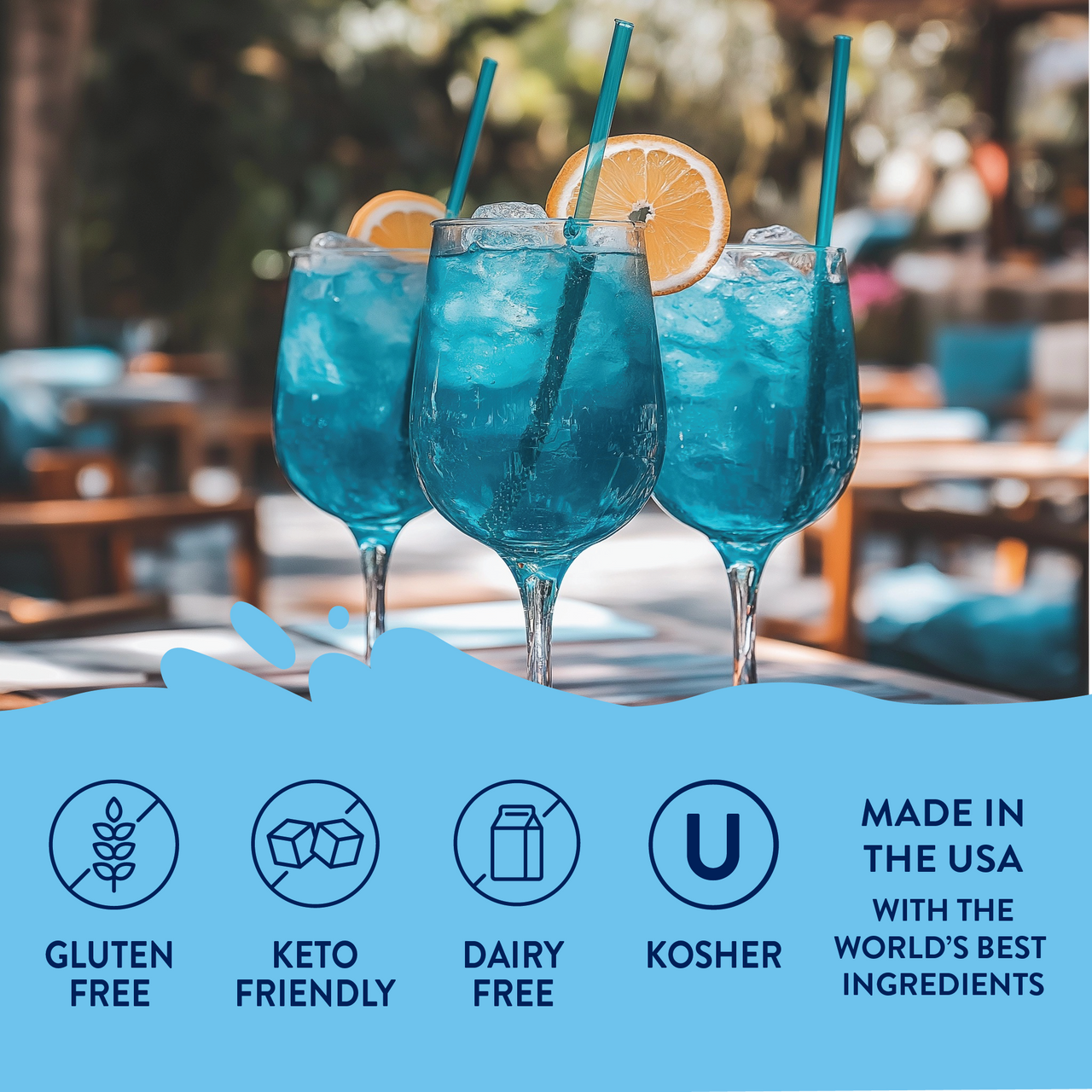 Sugar Free Genie™ Syrup - Sugar Free Sour Blue Raspberry Syrup – Skinny ...