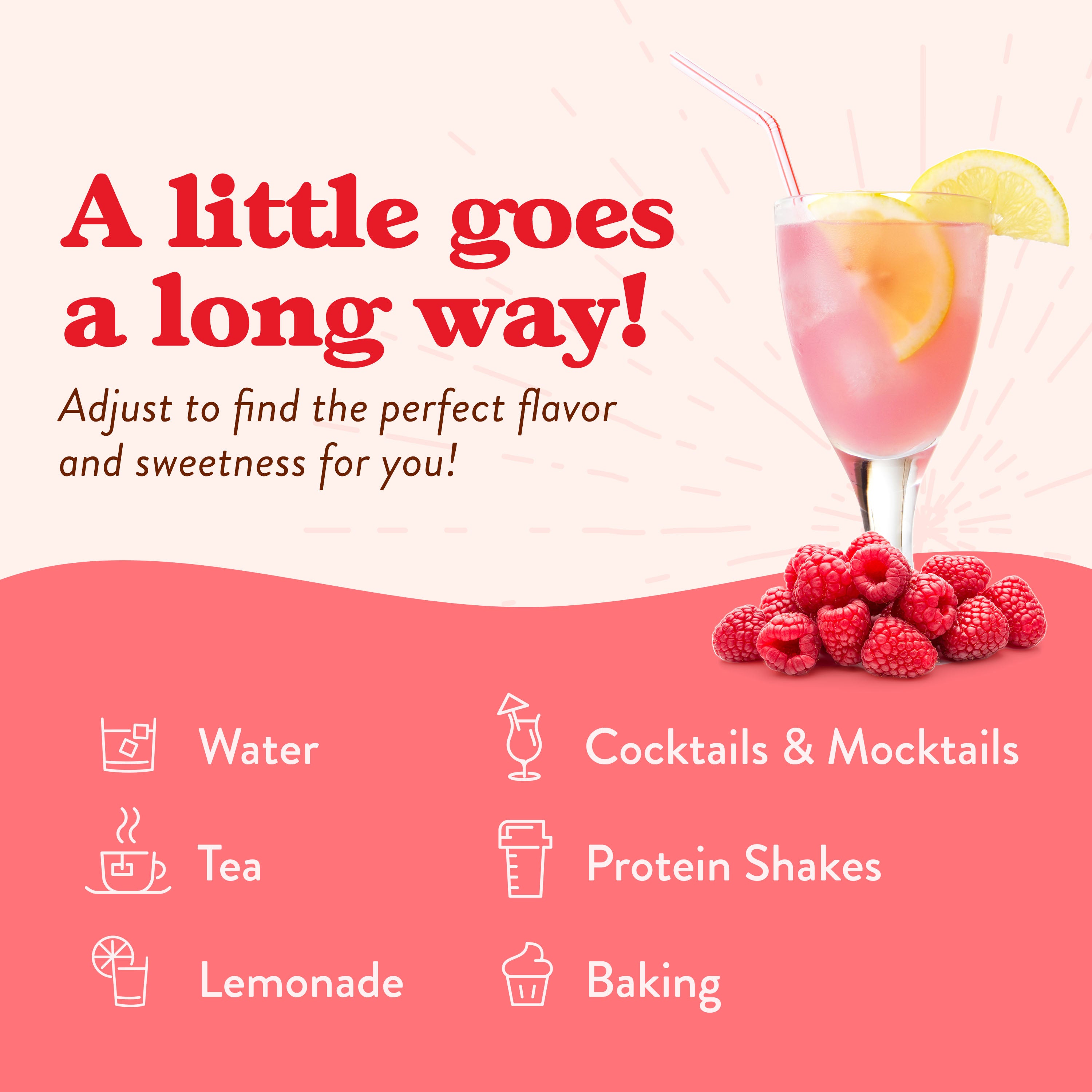 Sugar Free Meyer Lemon Raspberry Syrup | Skinny Syrups | Skinny Mixes
