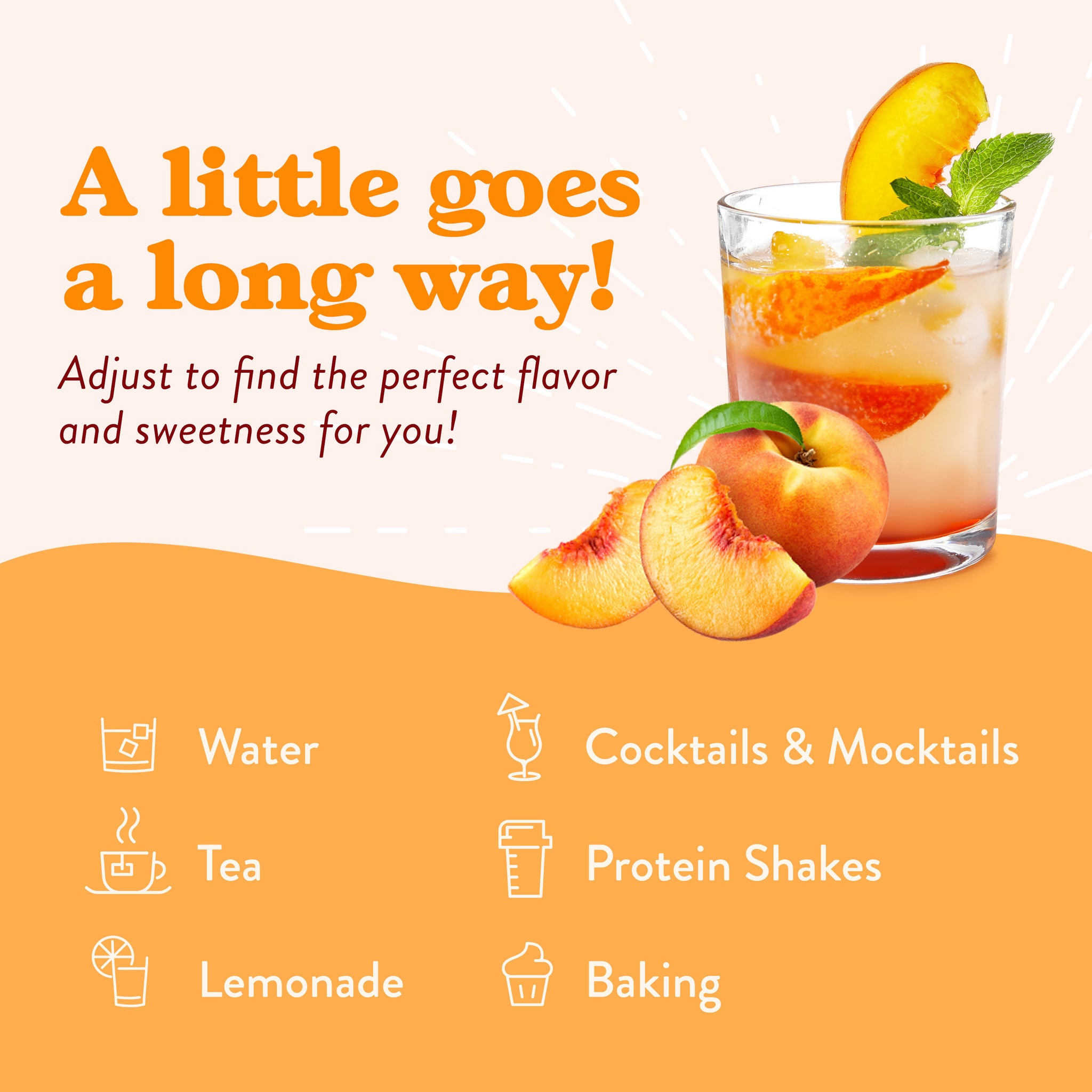 Sugar Free Peach Syrup | Skinny Syrups | Skinny Mixes