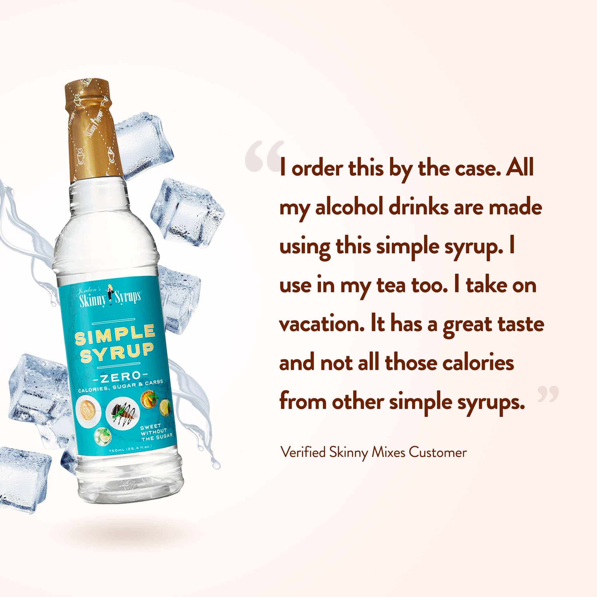 Sugar Free Simple Syrup | Skinny Syrups | Skinny Mixes