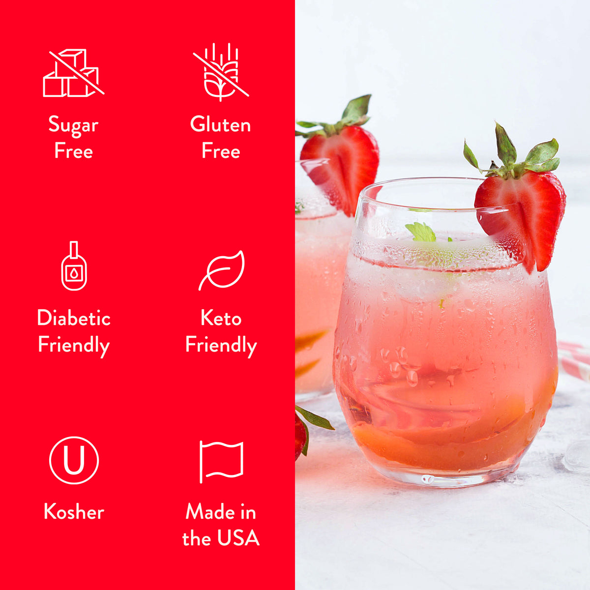 Sugar Free Strawberry Syrup | Skinny Syrups | Skinny Mixes