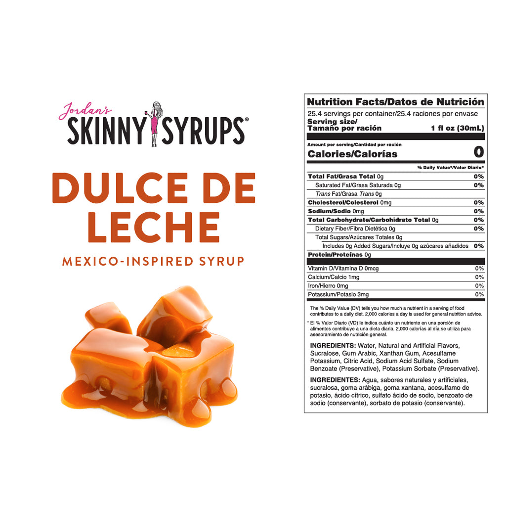 Sugar Free Dulce de Leche Syrup | Skinny Syrups | Skinny Mixes