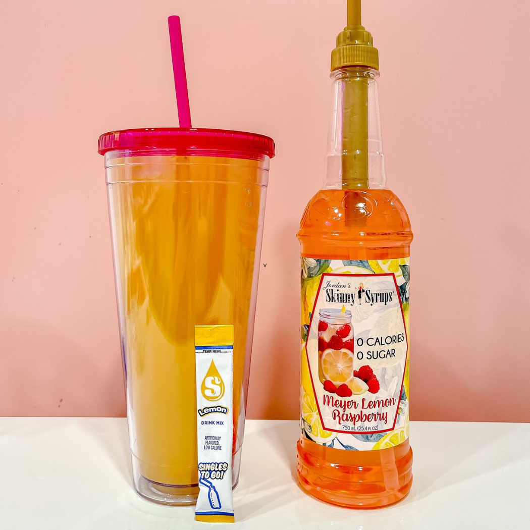 Sugar Free Meyer Lemon Raspberry Syrup | Skinny Syrups | Skinny Mixes