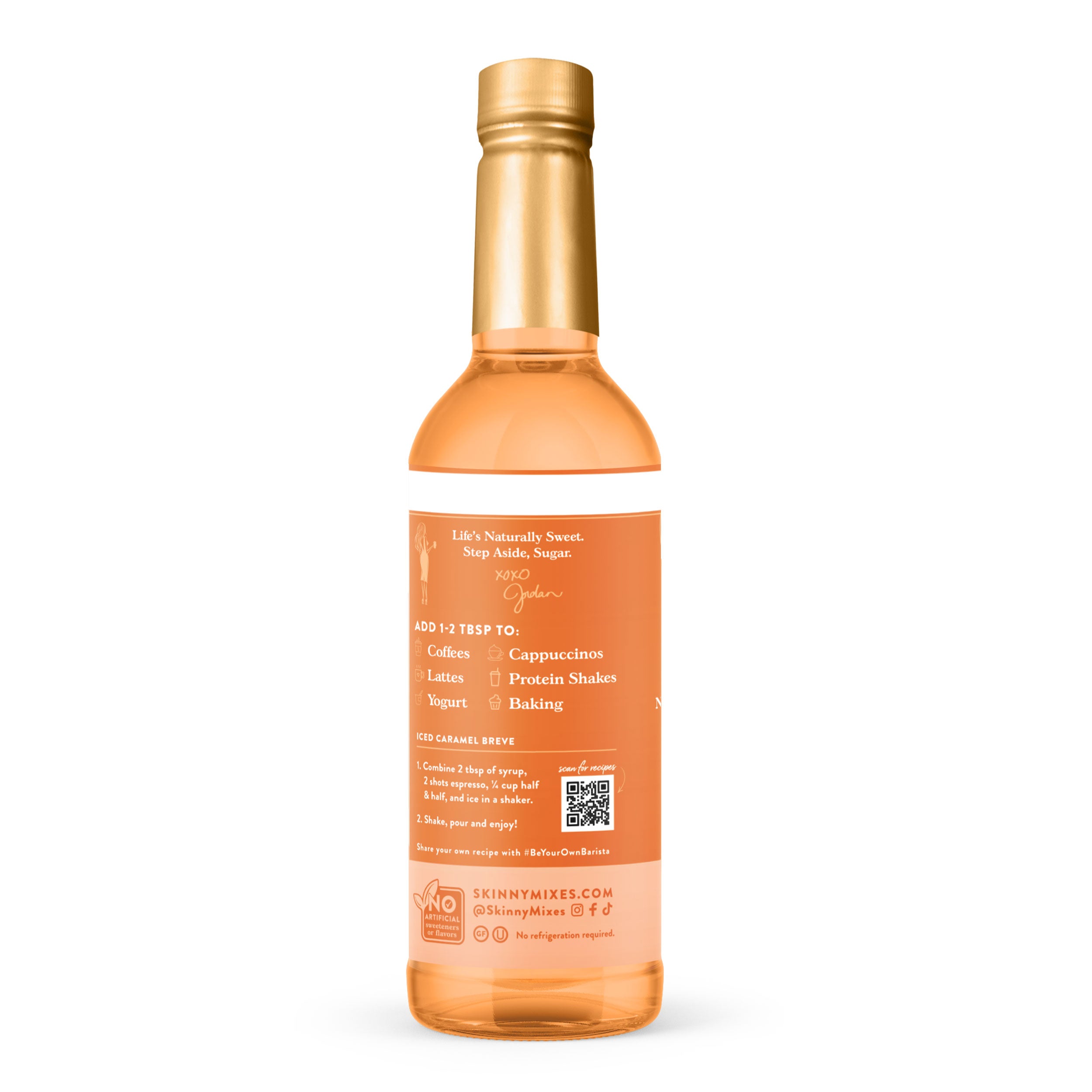 Naturally Sweetened Caramel Syrup - 375ml – Skinny Mixes