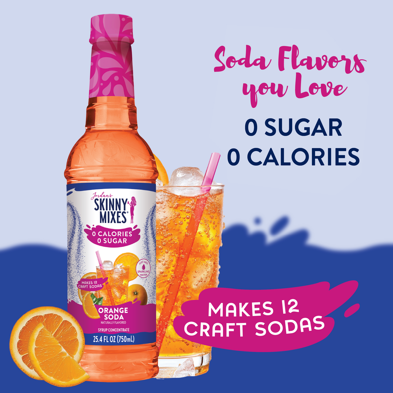 Sugar Free Orange Soda Syrup | Skinny Syrups | Skinny Mixes