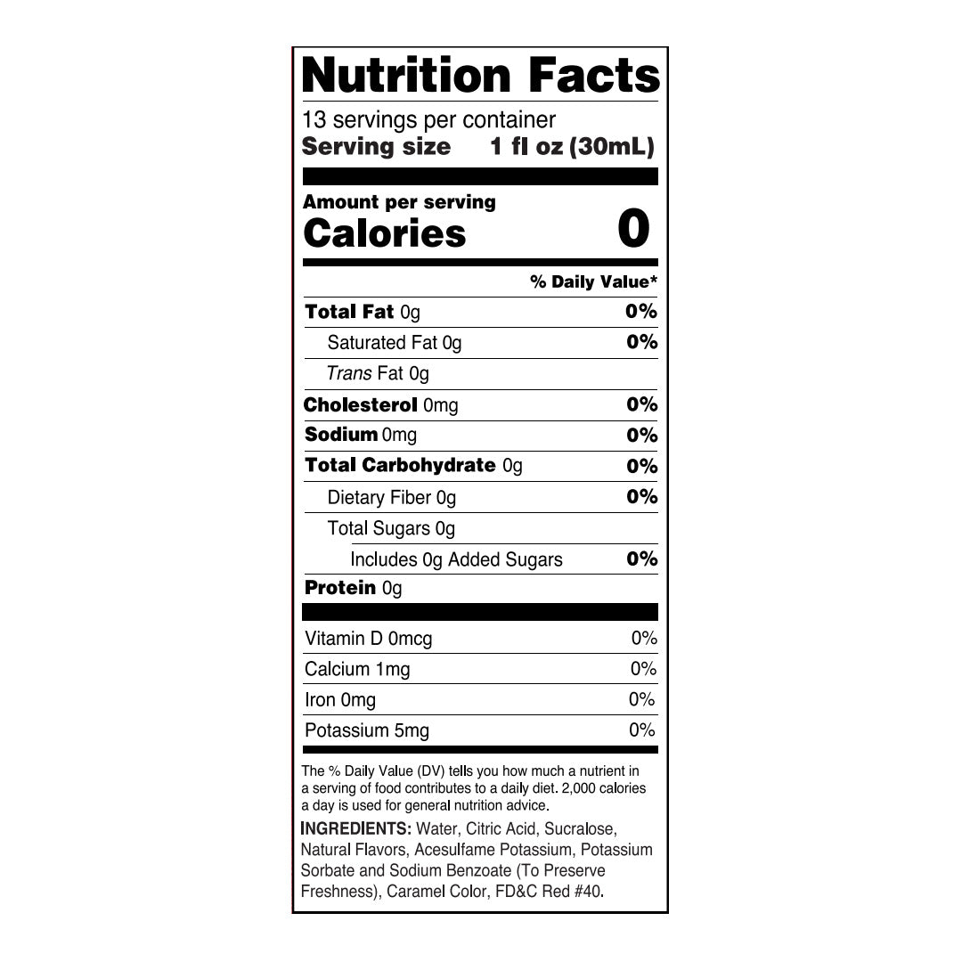 Sugar Free Grenadine Syrup - 375ml | Grenadine Syrup for Cocktails ...