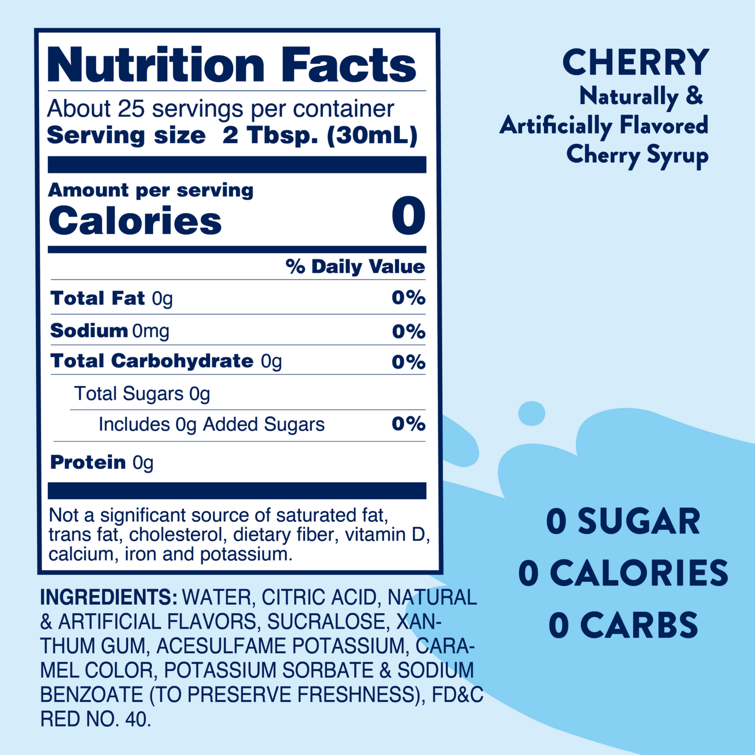 Sugar Free Cherry Syrup – Skinny Mixes