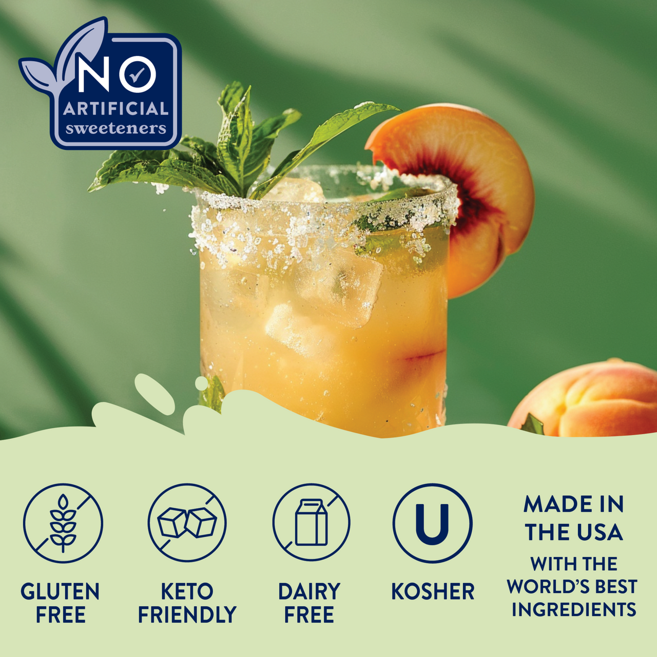 Natural Peach Margarita – Skinny Mixes