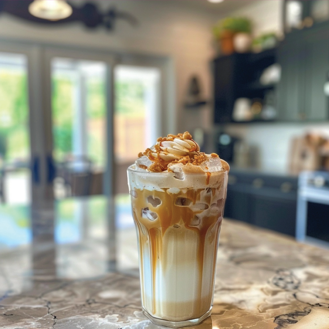 Best Low-Carb Skinny Salted Caramel Iced Coffee Recipe – Skinny Mixes
