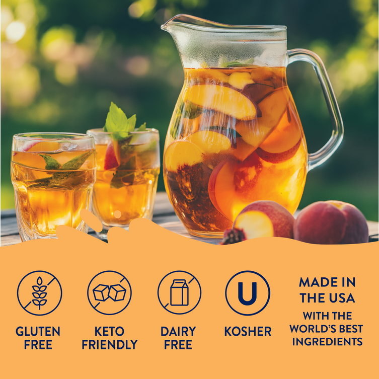Sugar Free Peach Tea Concentrate - Skinny Mixes