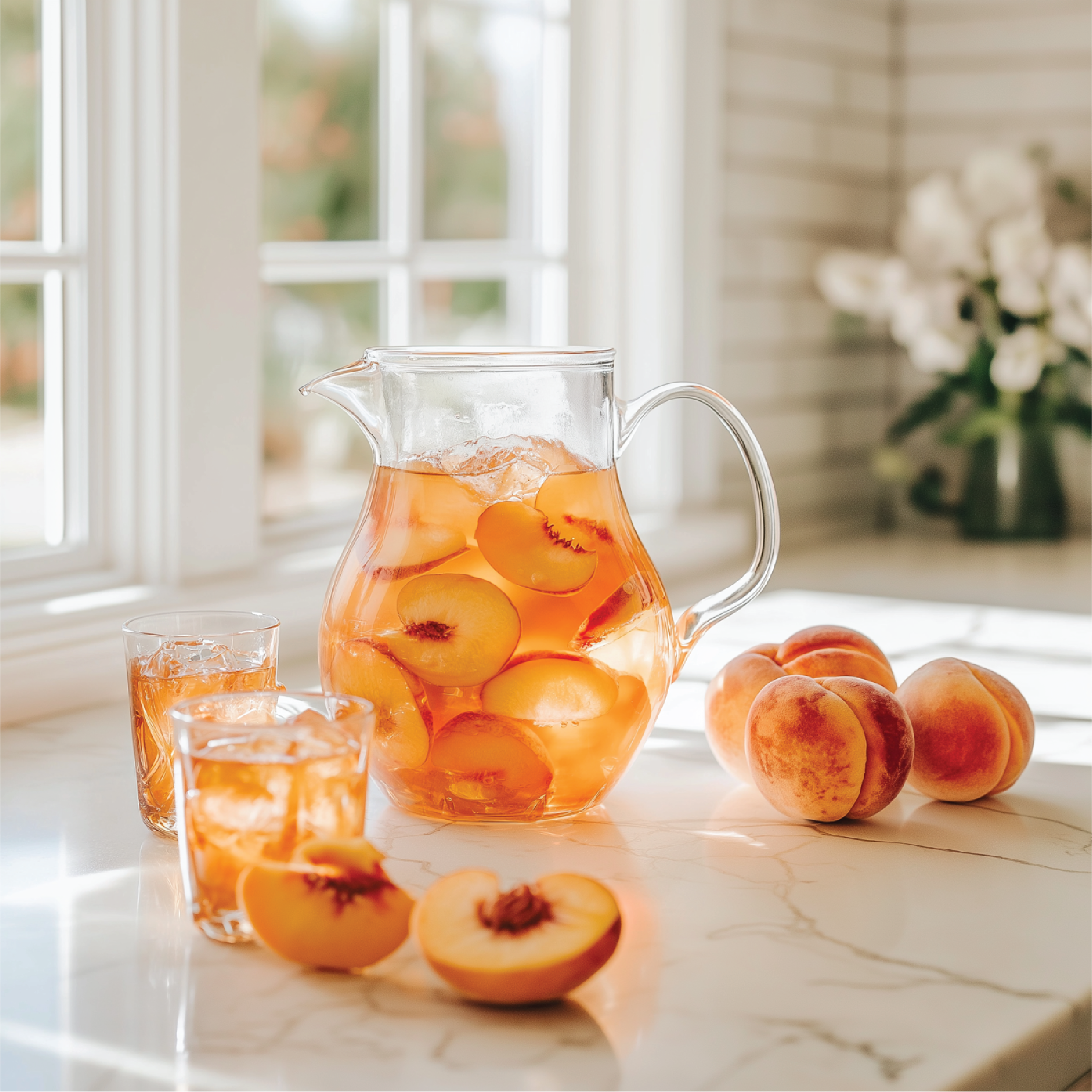 Peach Tea Arnold palmer – Skinny Mixes
