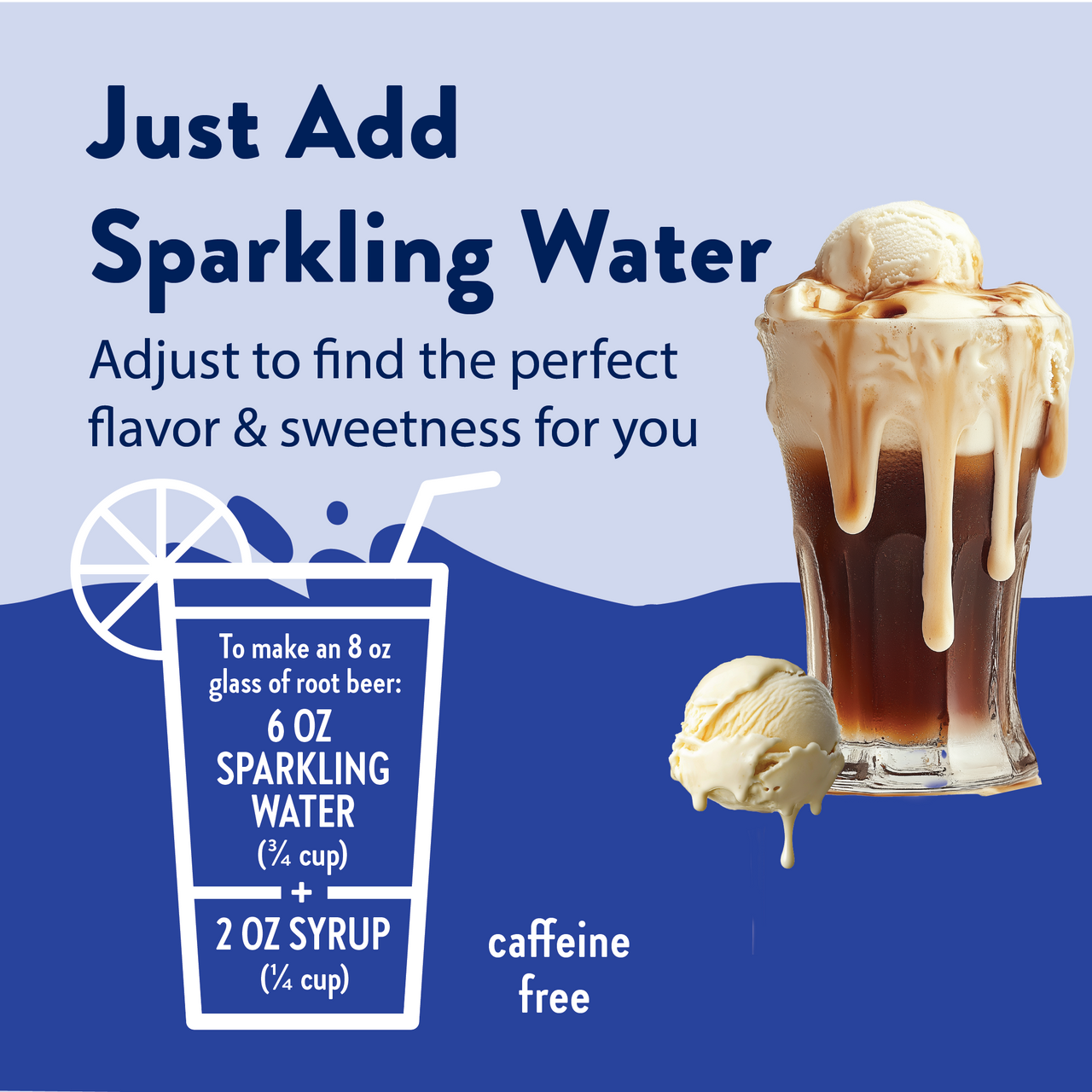 Sugar Free Root Beer Float Syrup | Skinny Syrups | Skinny Mixes