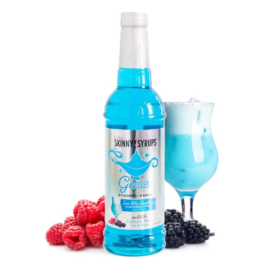 Sugar Free Genie™ Syrup - Sugar Free Sour Blue Raspberry Syrup – Skinny ...