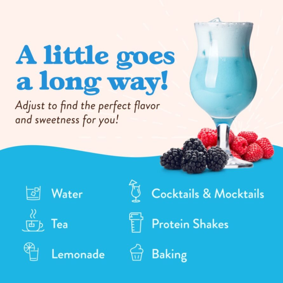 Sugar Free Genie™ Syrup - Sugar Free Sour Blue Raspberry Syrup – Skinny ...