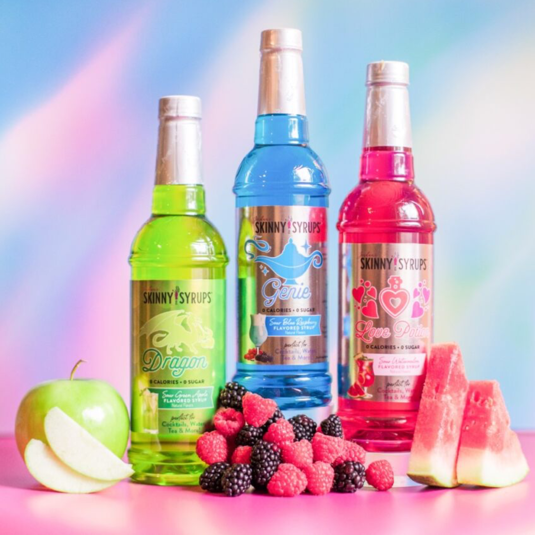 Sugar Free Genie™ Syrup - Sugar Free Sour Blue Raspberry Syrup – Skinny ...