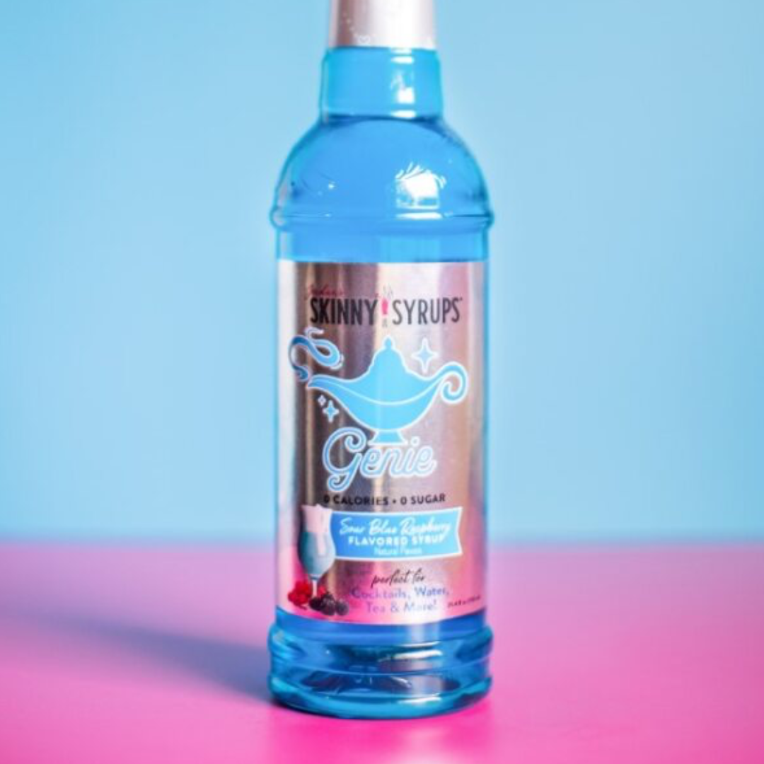 Sugar Free Genie™ Syrup - Sugar Free Sour Blue Raspberry Syrup – Skinny ...