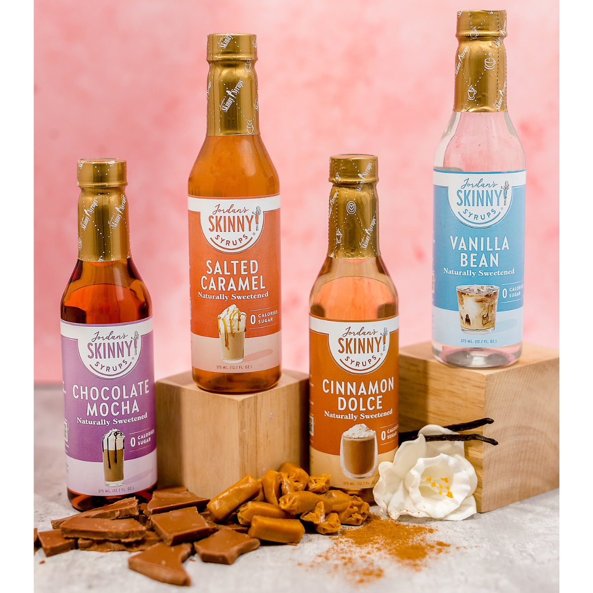Naturally Sweetened Vanilla Bean Syrup - 375ml – Skinny Mixes