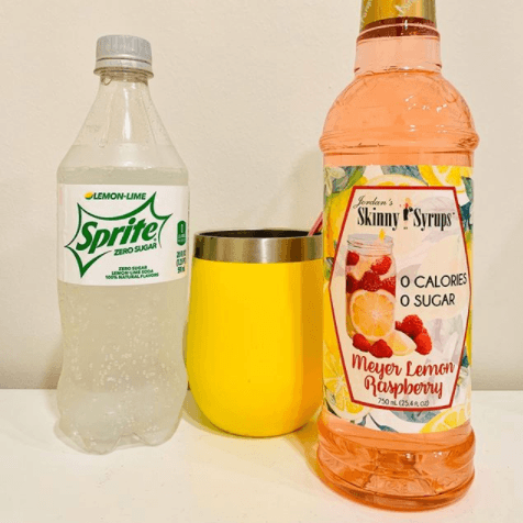 Sugar Free Meyer Lemon Raspberry Syrup | Skinny Syrups | Skinny Mixes